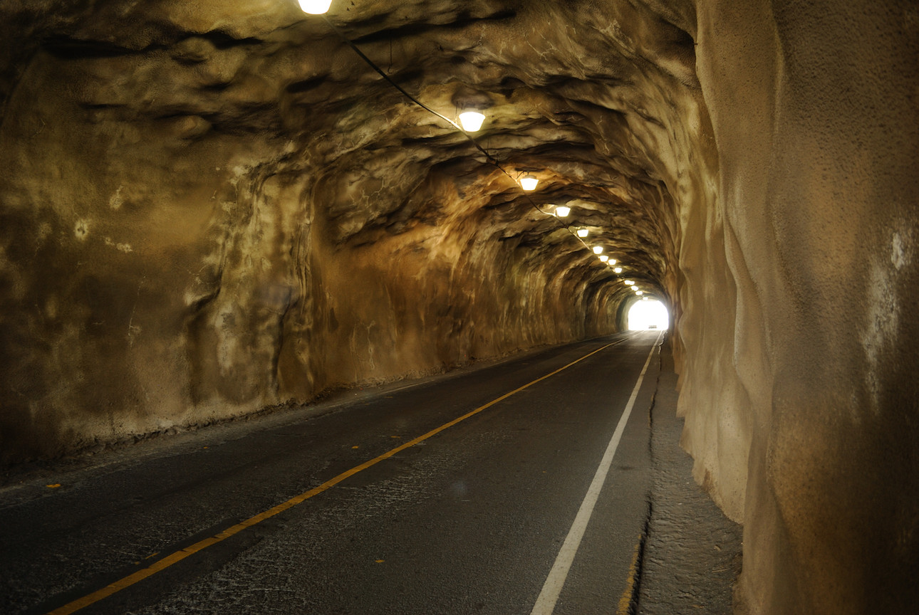 Inside the first tunnel. - Free Two Roam