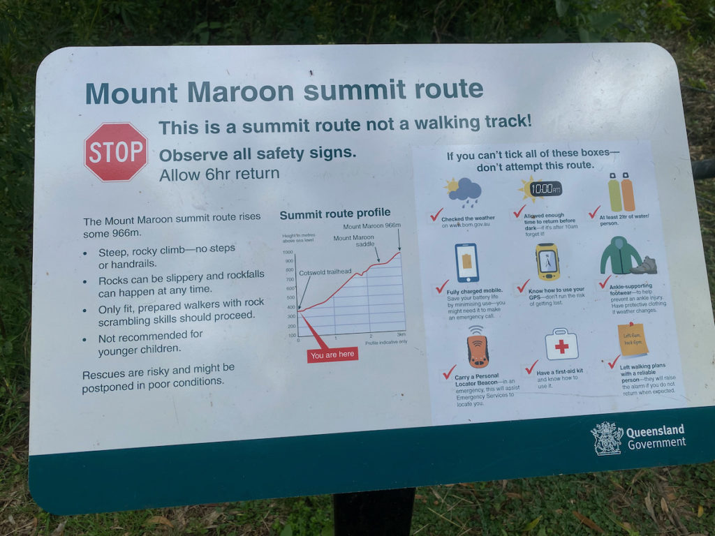 Hiking Mt Maroon in the Scenic Rim - Free Two Roam